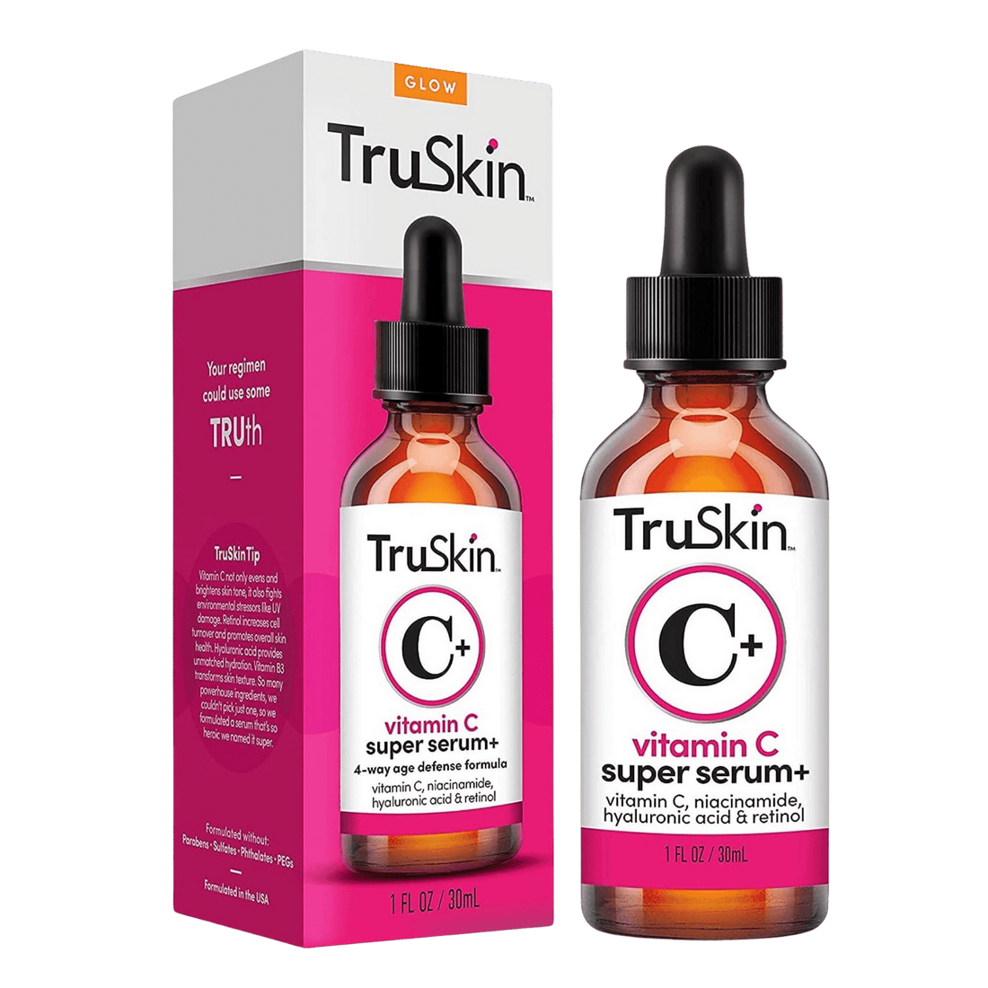 TruSkin Vitamin C Plus Super Serum+ (30ml) – SkinStash