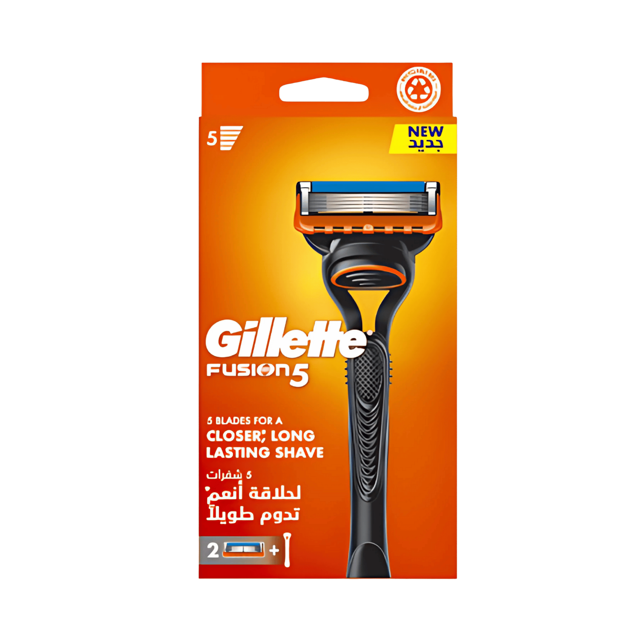 Gillette Fusion 5 Men's Razor + 2 Blade Refills – SkinStash